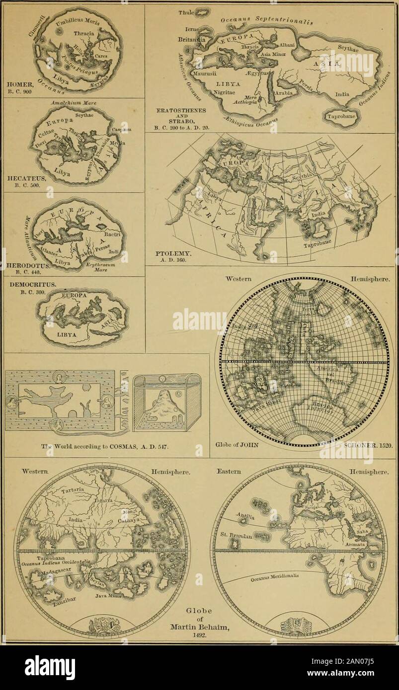 Eratosthenes map hi-res stock photography and images - Alamy
