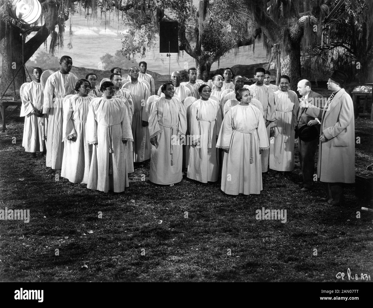 Director MARC CONNELLY (with bald head) with the HALL JOHNSON CHOIR in ...