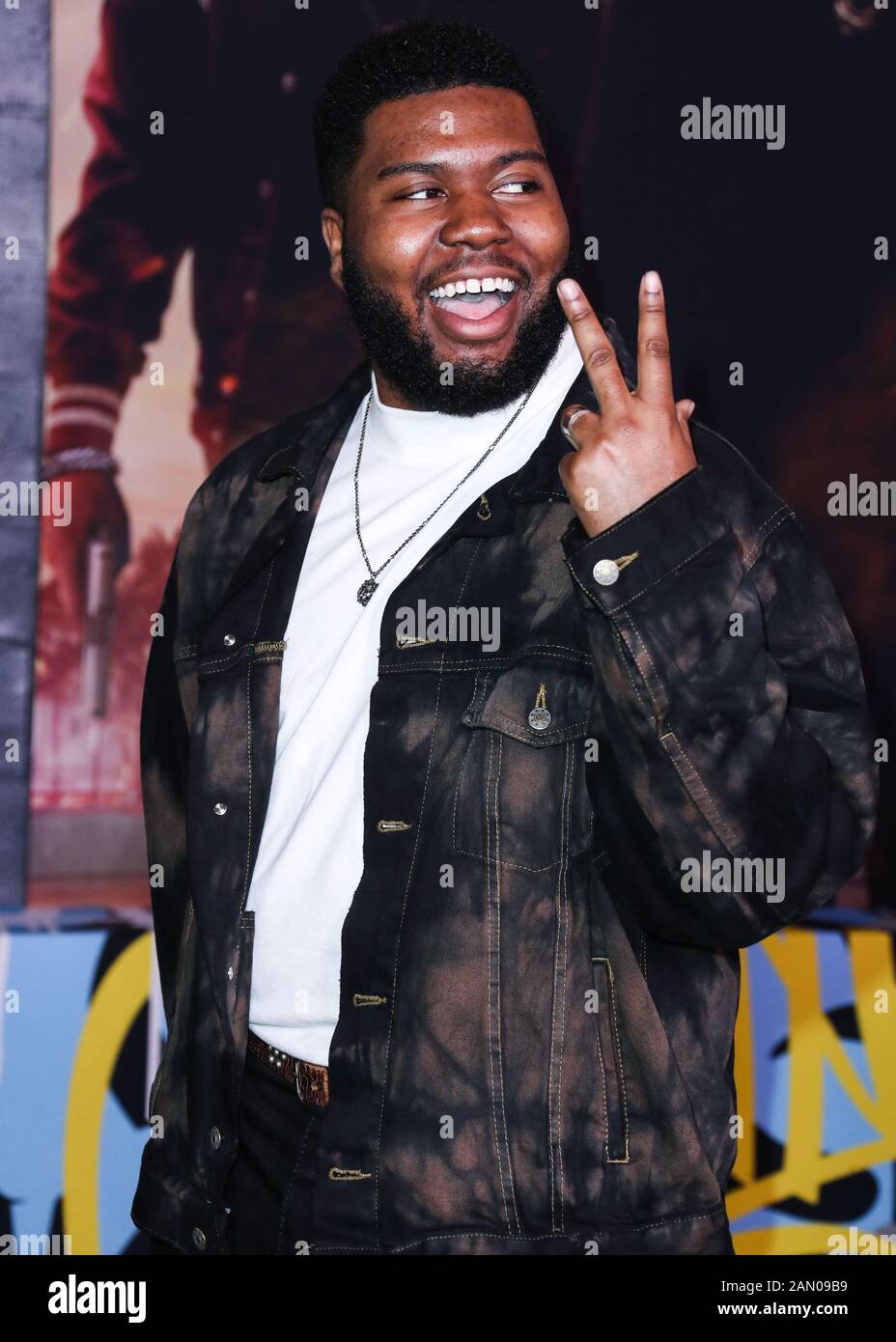 HOLLYWOOD, LOS ANGELES, CALIFORNIA, USA - JANUARY 14: Singer Khalid ...