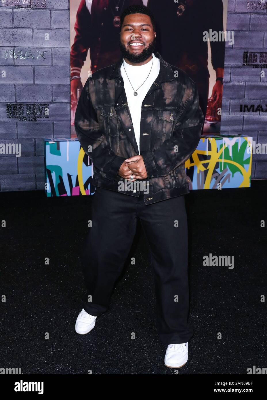 HOLLYWOOD, LOS ANGELES, CALIFORNIA, USA - JANUARY 14: Singer Khalid ...