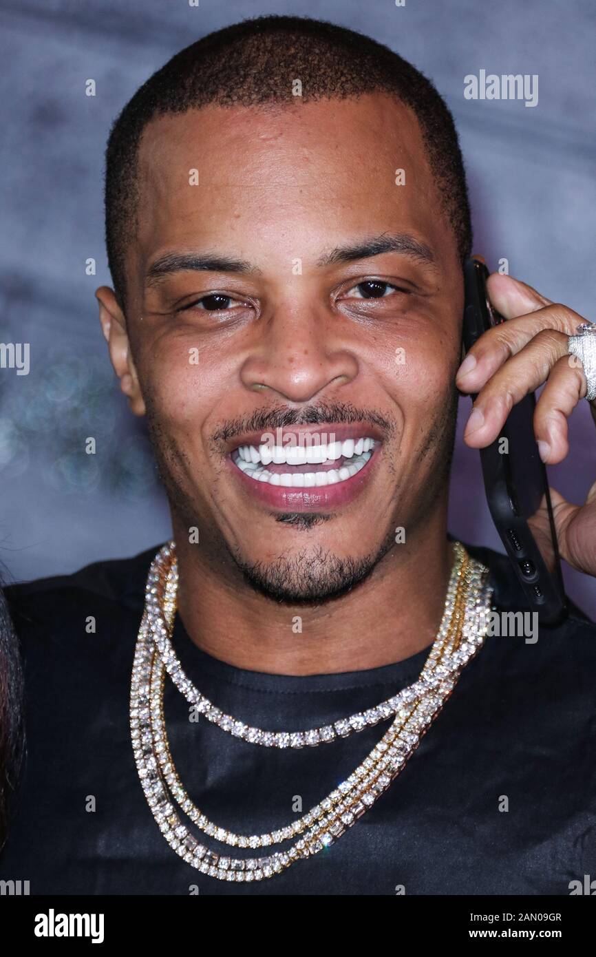 HOLLYWOOD, LOS ANGELES, CALIFORNIA, USA - JANUARY 14: Rapper T.I ...