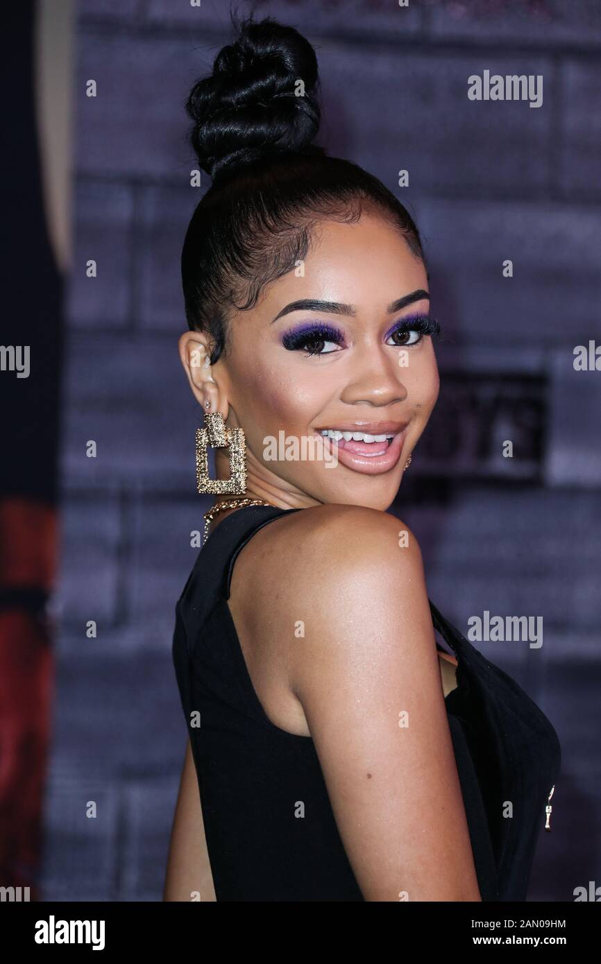 HOLLYWOOD, LOS ANGELES, CALIFORNIA, USA - JANUARY 14: Rapper Saweetie ...