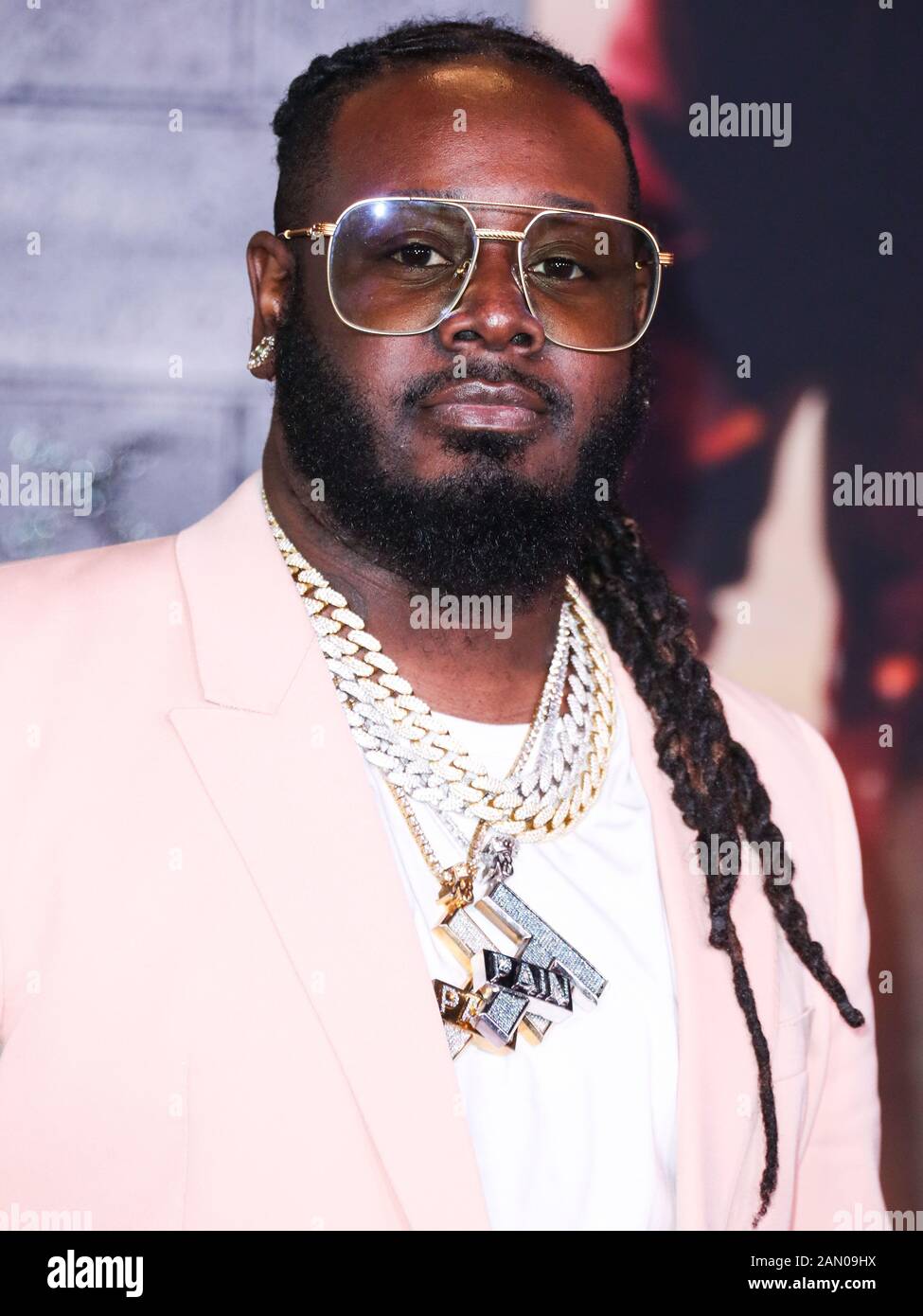 HOLLYWOOD, LOS ANGELES, CALIFORNIA, USA - JANUARY 14: Rapper T-Pain ...
