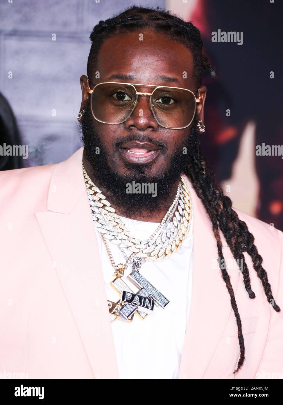 HOLLYWOOD, LOS ANGELES, CALIFORNIA, USA - JANUARY 14: Rapper T-Pain ...