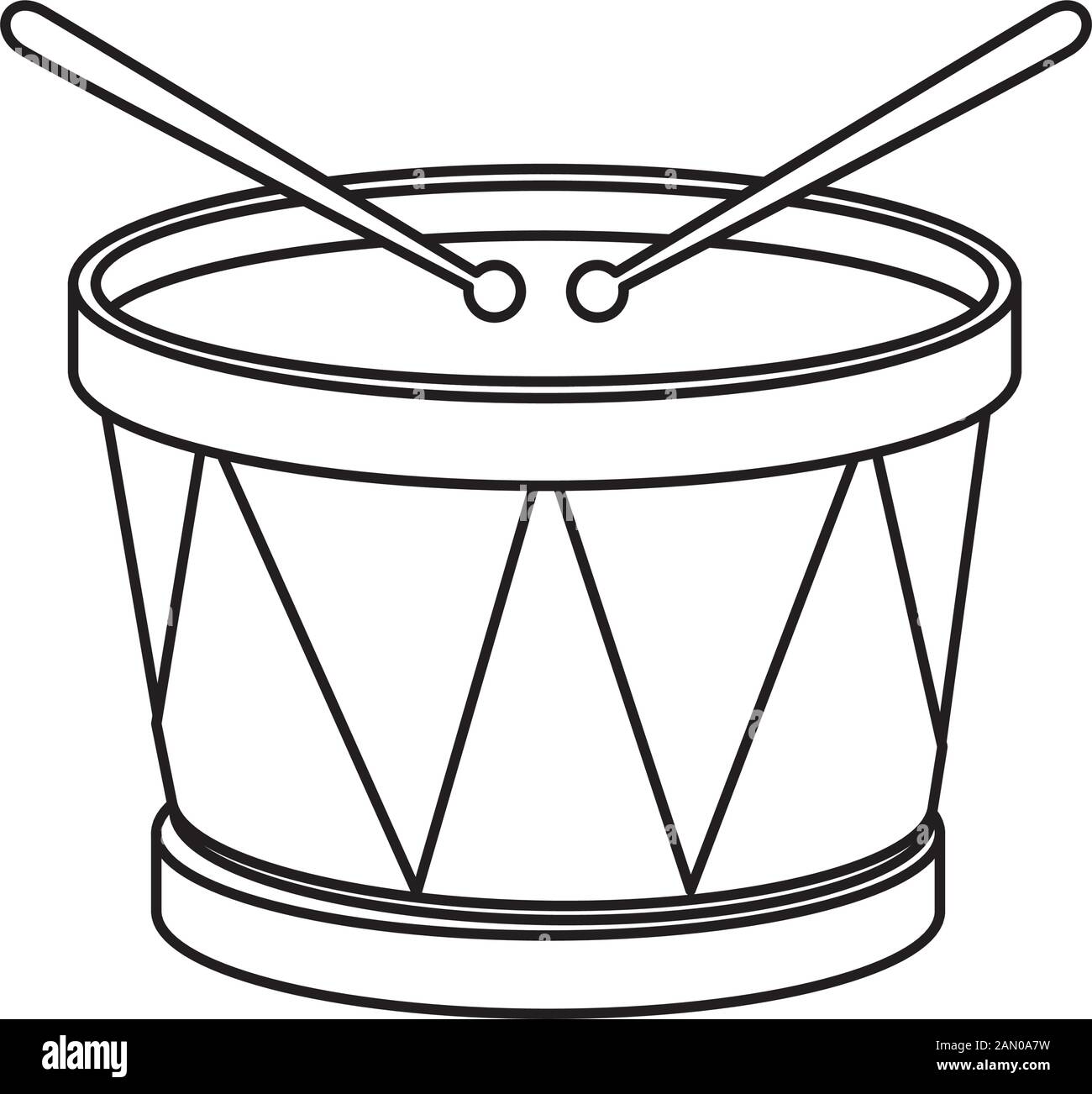 Drum shape vector Black and White Stock Photos & Images - Alamy