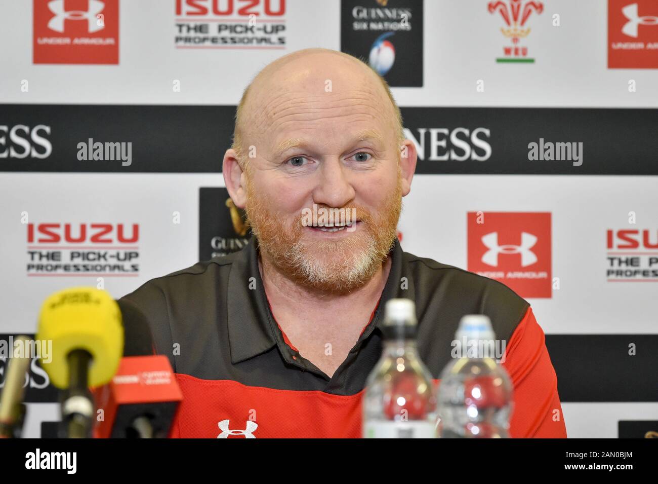 Neil Jenkins during the squad announcement at the Vale Resort, Hensol ...