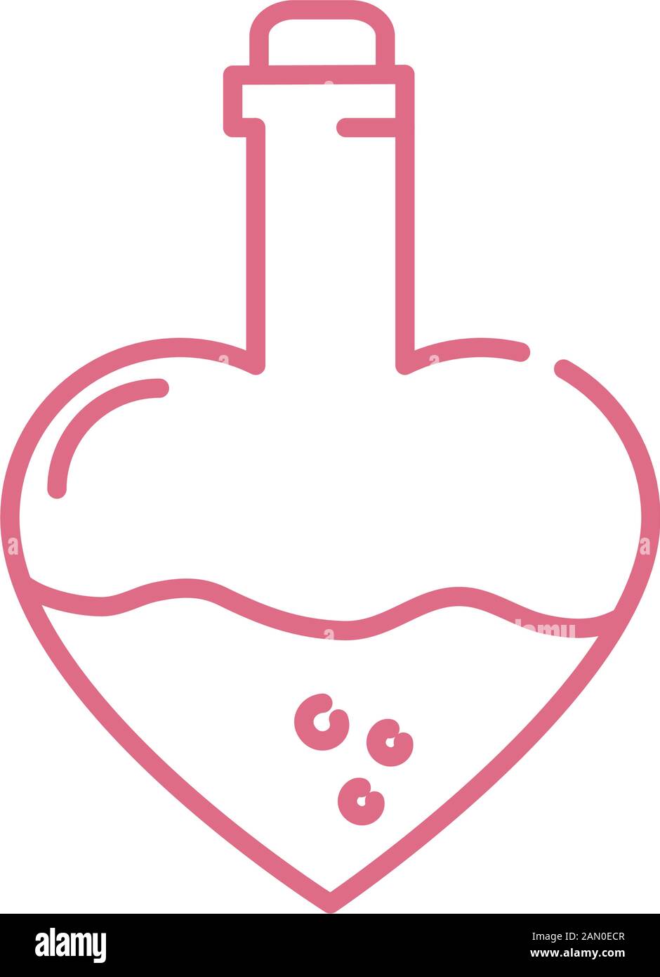 Isolated heart flask vector design Stock Vector Image & Art - Alamy