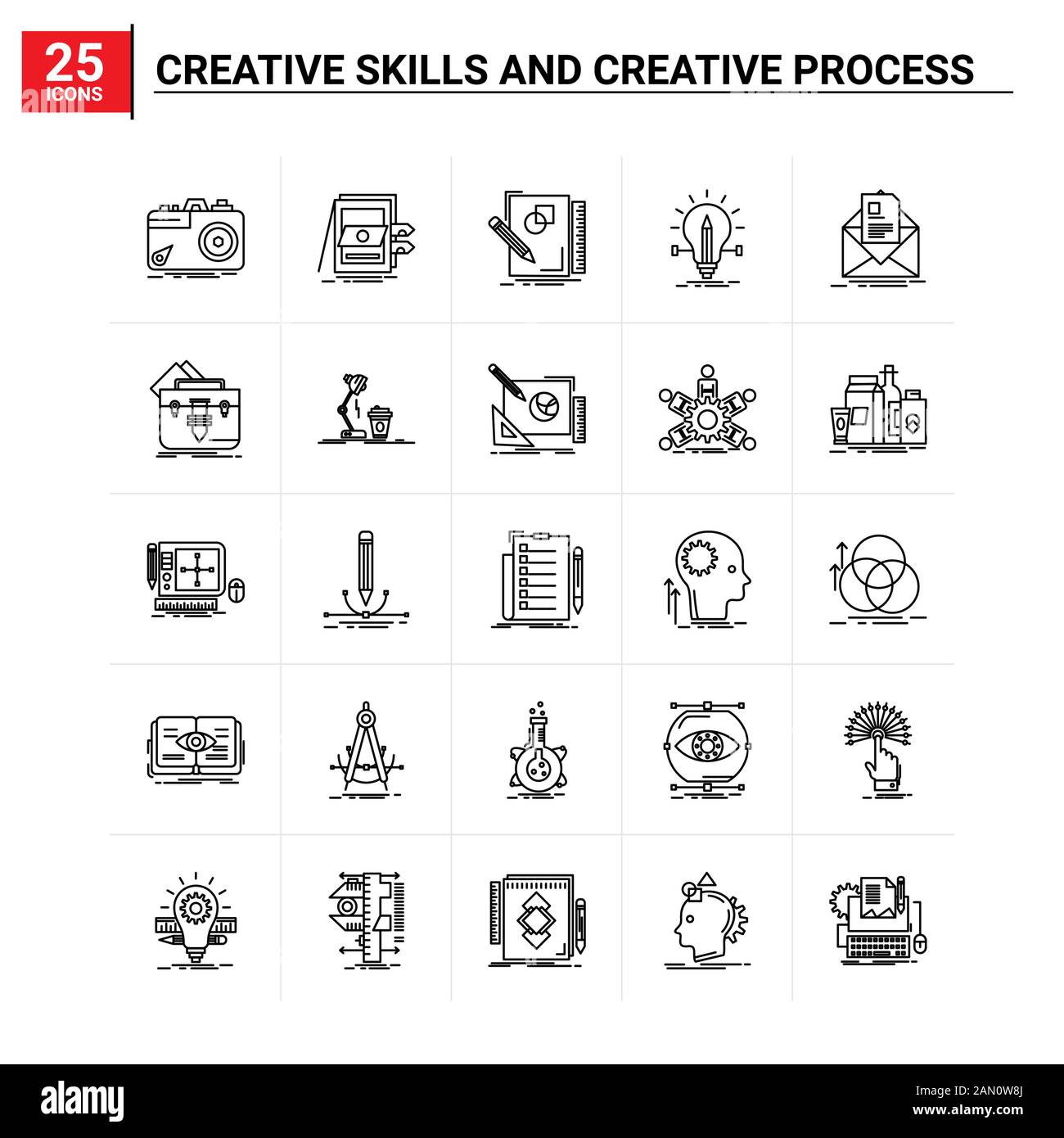 Process icon hi-res stock photography and images - Alamy