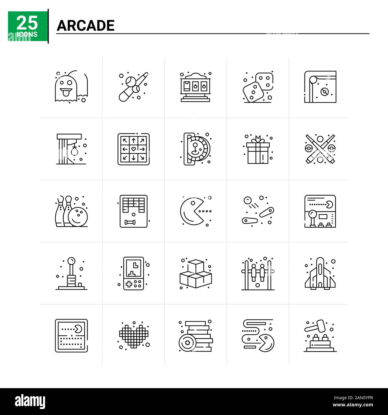 Arcade controller vector vectors hi-res stock photography and images ...