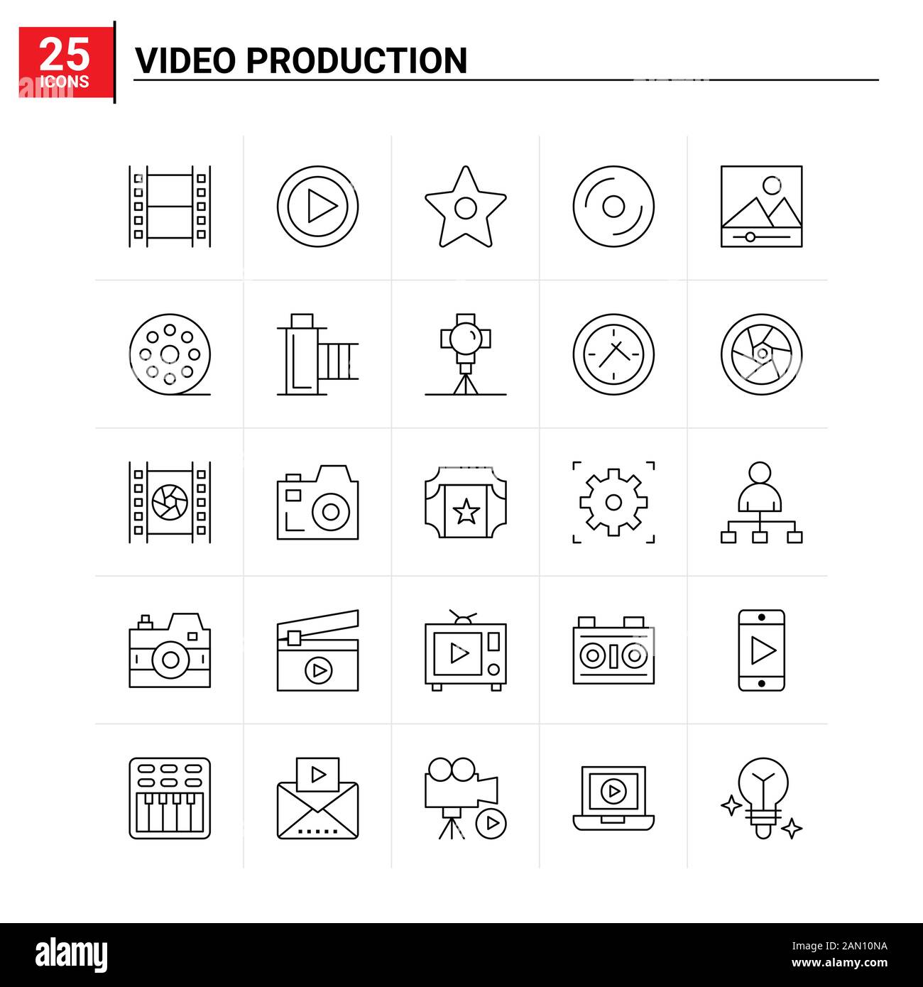 Hollywood production Stock Vector Images - Alamy