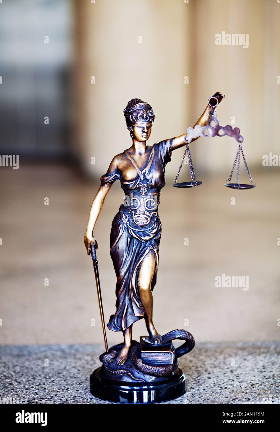 Lady Justice, allegory, justice, statuette, statue, sculpture ...