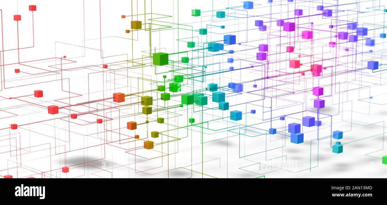 Abstract background of technology and science. Mesh or net with lines ...