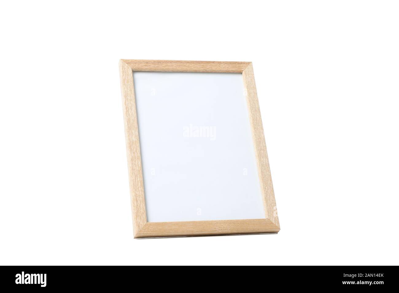 Empty photo frame isolated on white background Stock Photo - Alamy