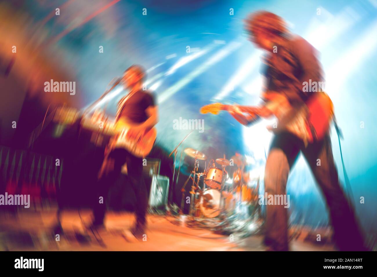 Abstract musical background. Playing guitar and music concert concept ...