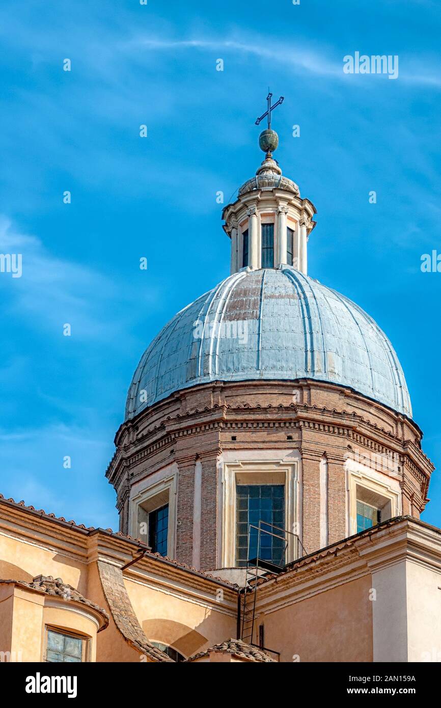 San Rocco is a 17th century church built for a hospital in Rome Stock ...