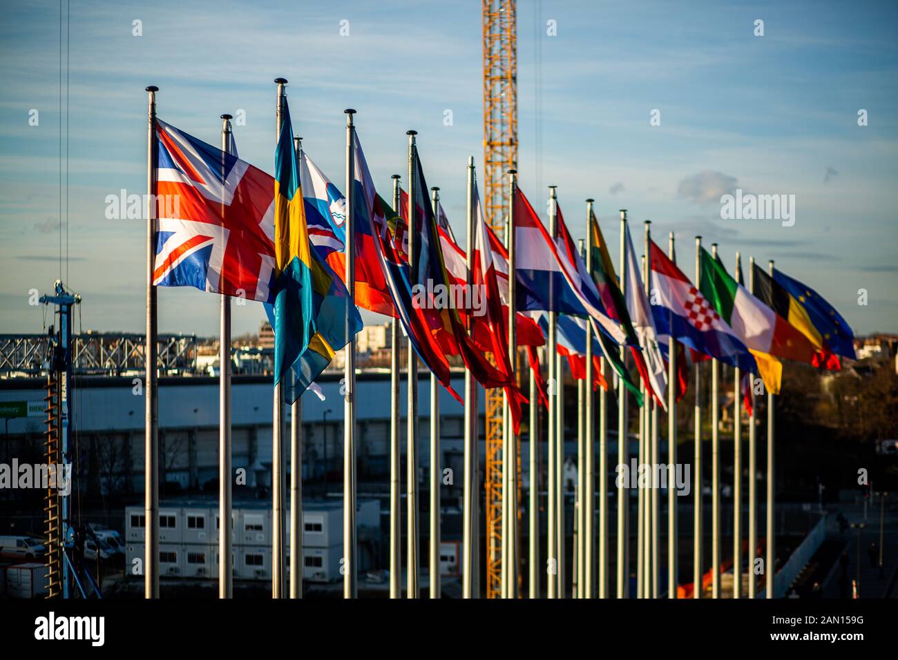 Flags of the member states hi-res stock photography and images - Alamy