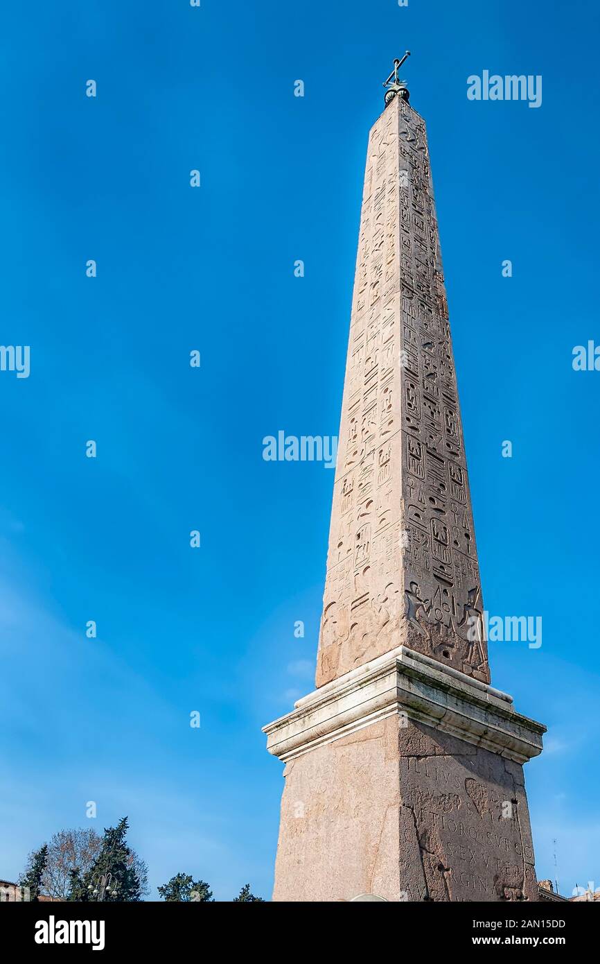 The Flaminio Obelisk is one of the thirteen ancient obelisks in Rome ...