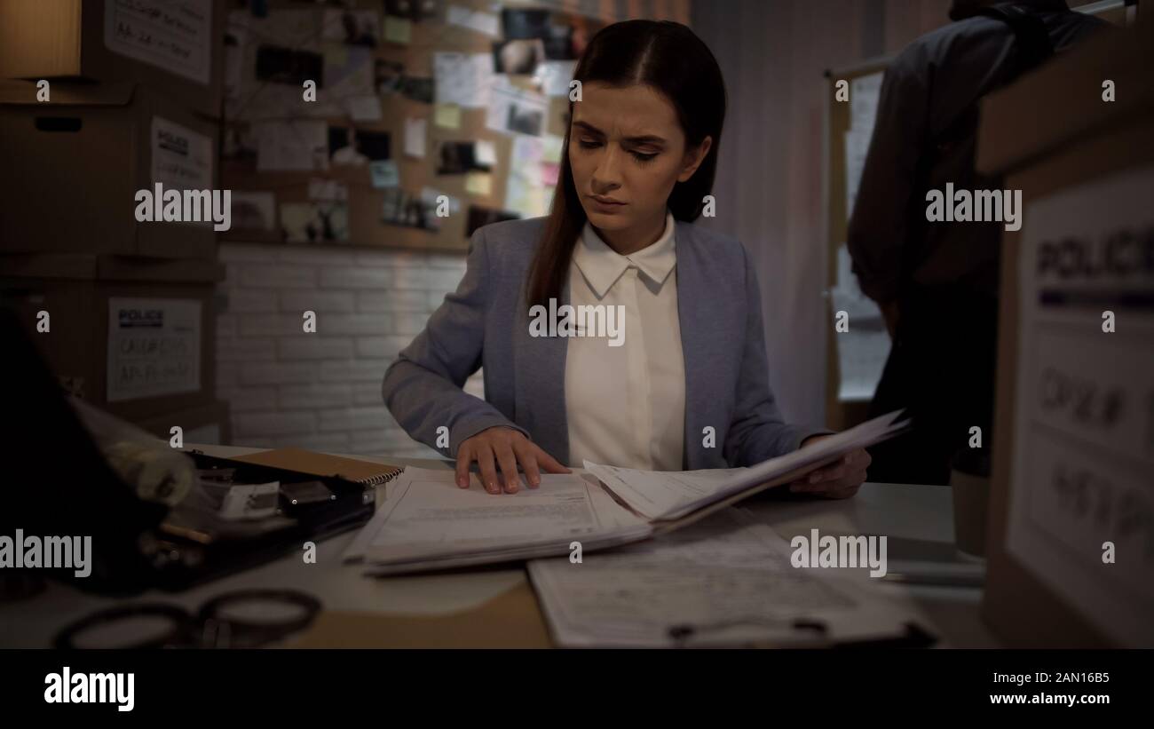 Police paperwork hi-res stock photography and images - Alamy