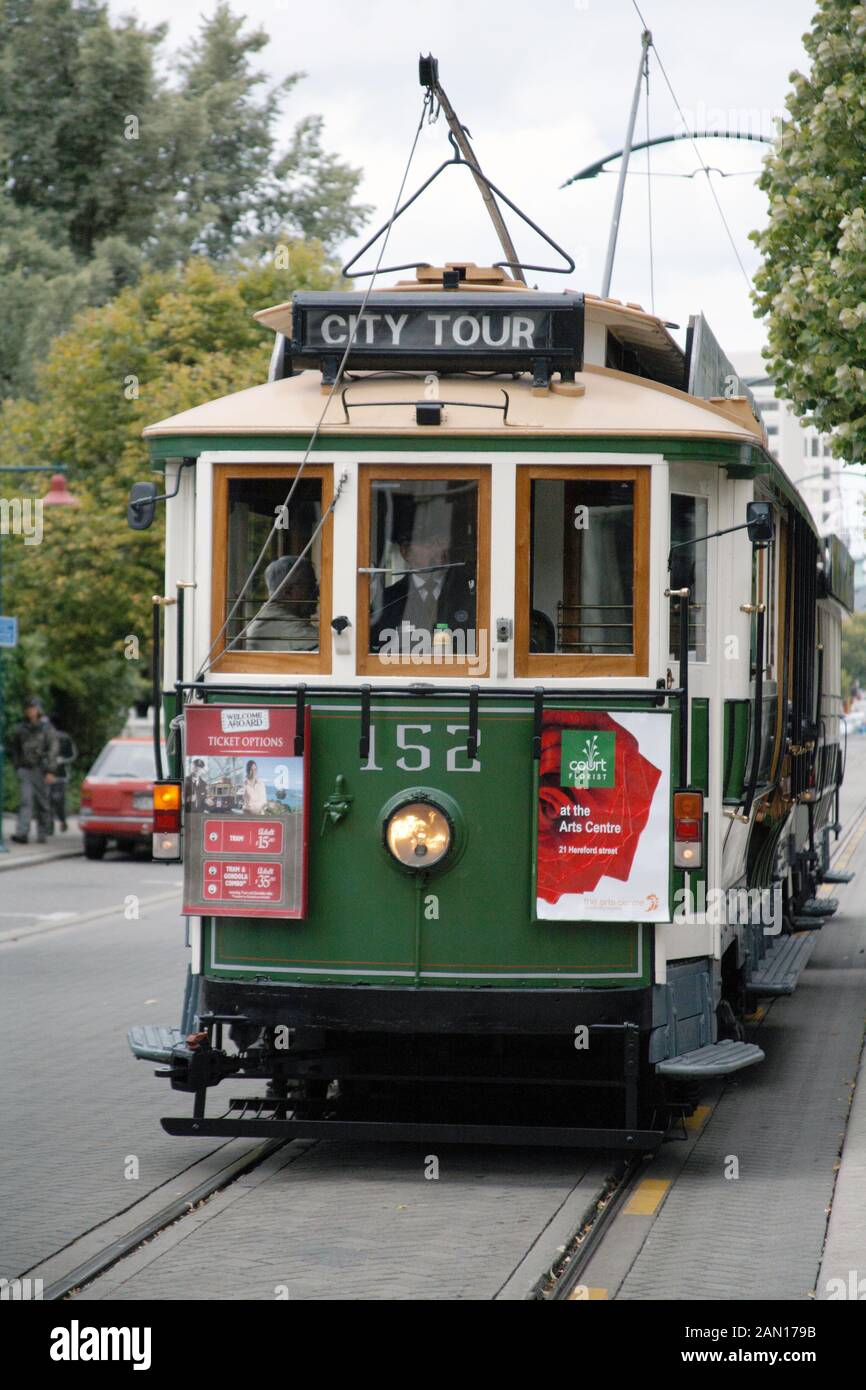 Boon Tram Christchurch New Zealand Stock Photo - Alamy