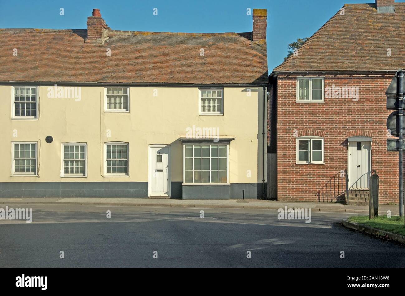 Littlebourne Village House Kent Stock Photo - Alamy