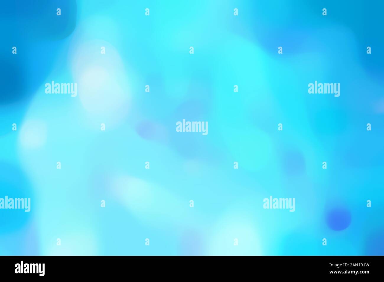 smooth universal background bokeh graphic with turquoise, light sky ...