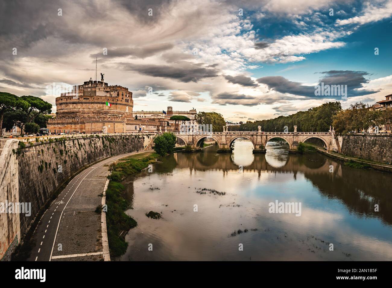 Castel Sant'Angelo, in Rome, Italy Stock Photo - Alamy