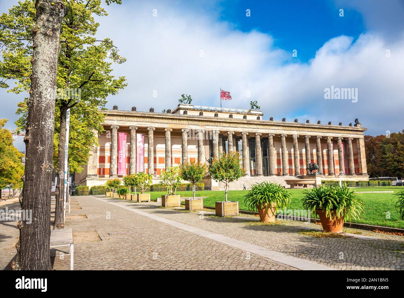 The building of the Old Museum Altes Museum in Berlin, Germany Stock ...