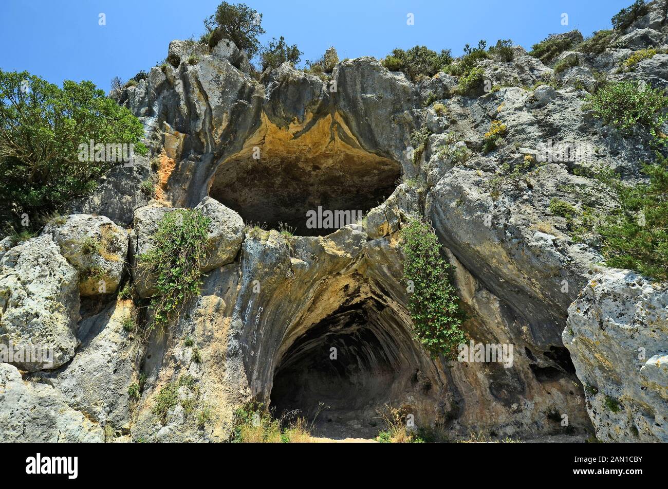 Greece, Zakynthos Island, Damiano cave Stock Photo - Alamy