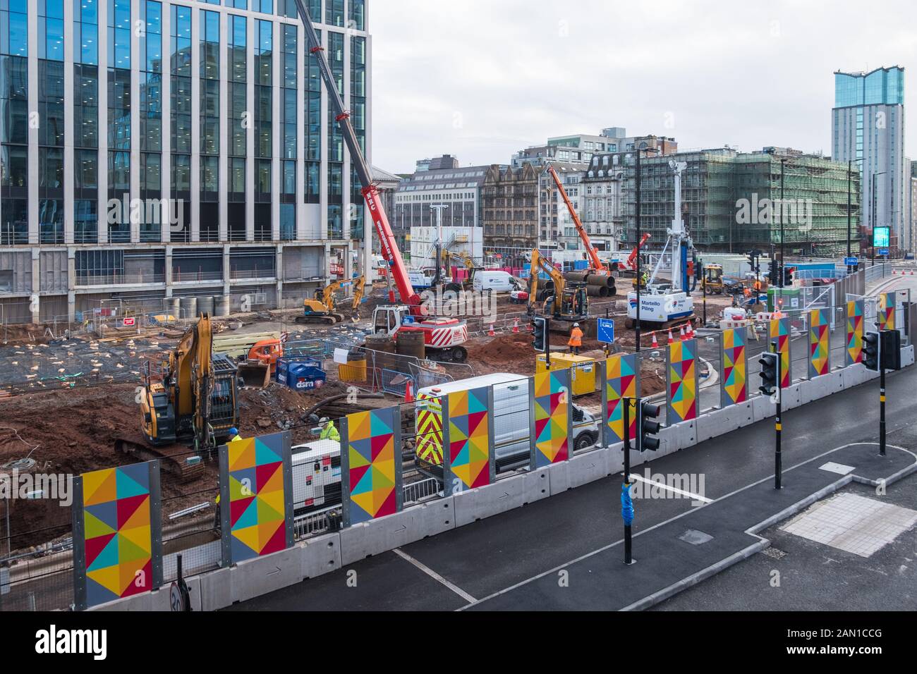 Major redevelopment of Birmingham City Centre continues at the end of ...