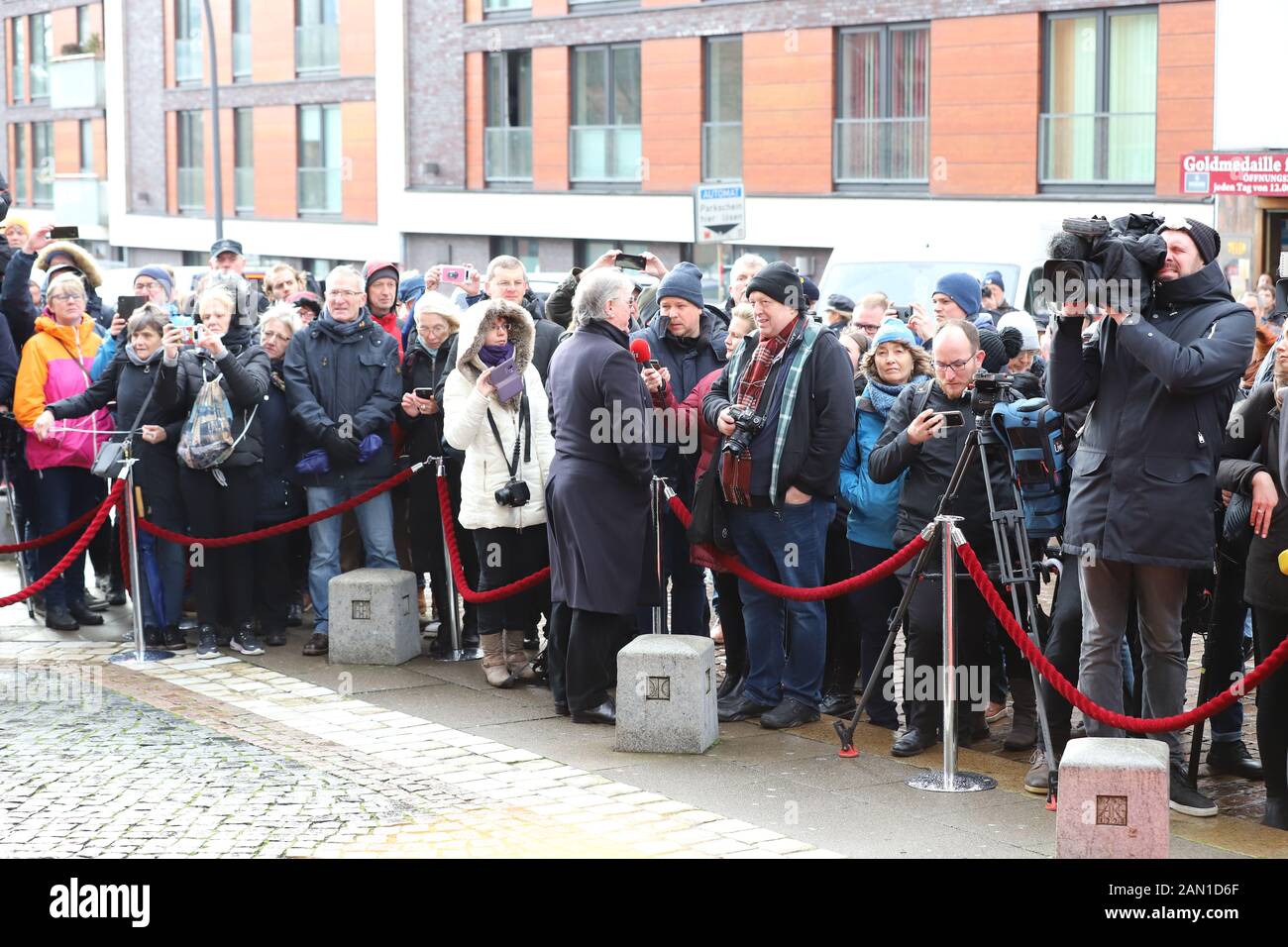 Claude Oliver Rudolph, Trauerfeier für Jan Fedder, St. Michaelis ...