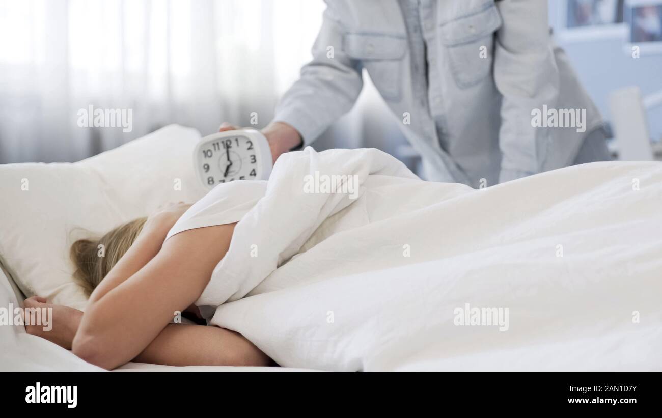 Angry father annoyed daughter hi-res stock photography and images - Alamy