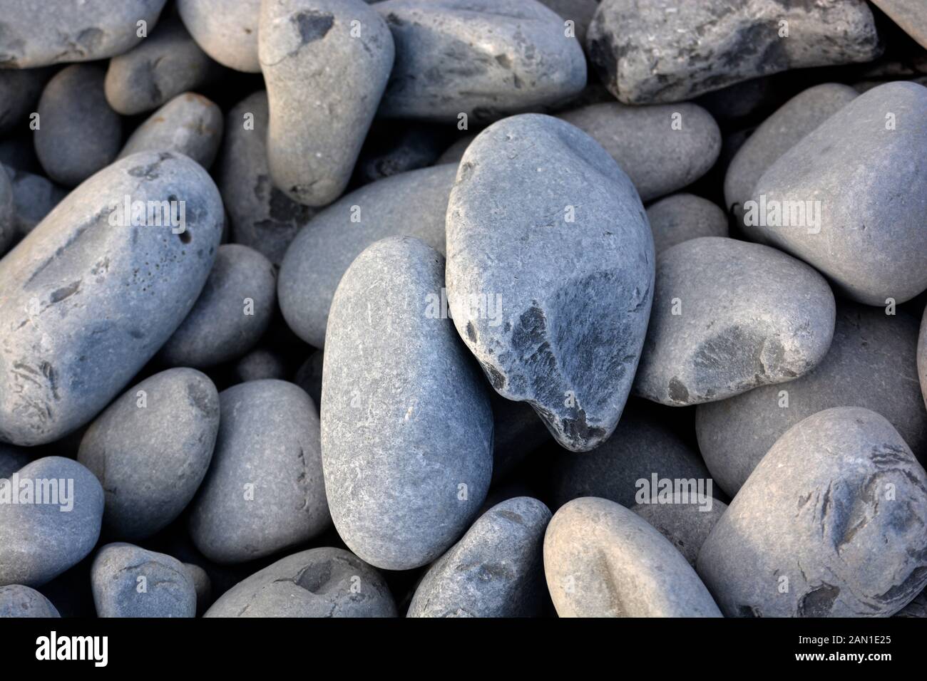 Natural Background, looking down and close up of pebbles on a natural ...