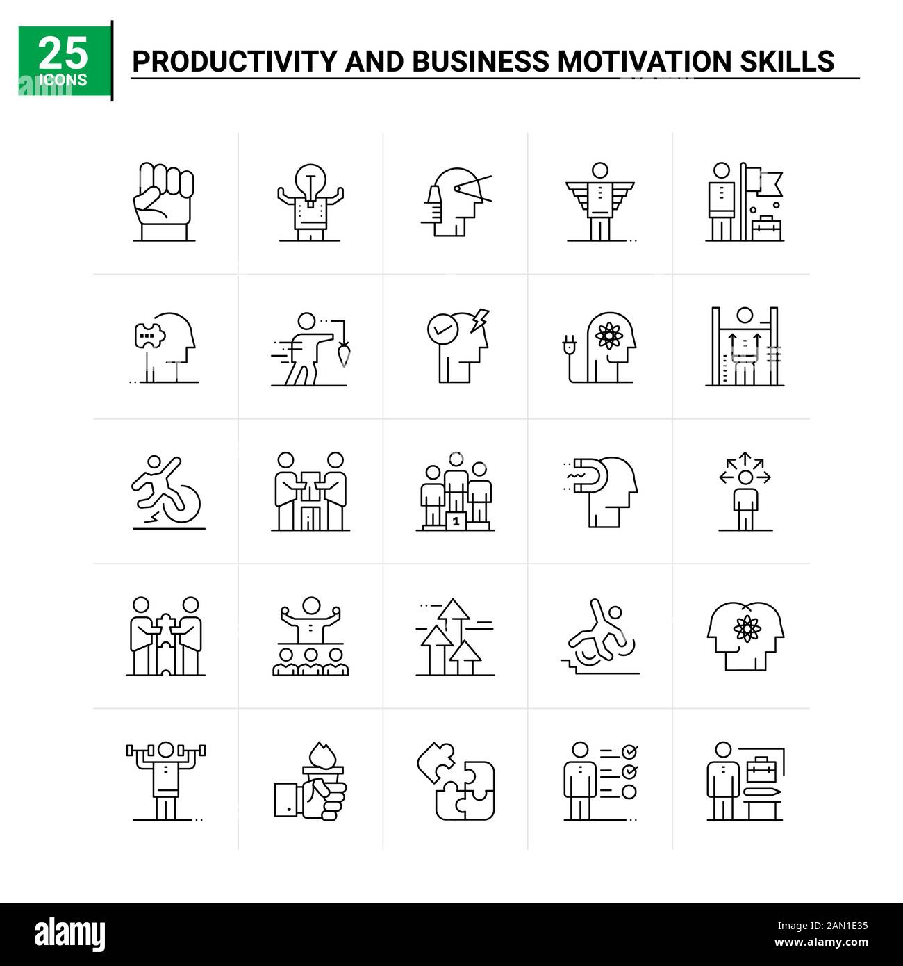 Workforce productivity Stock Vector Images - Alamy