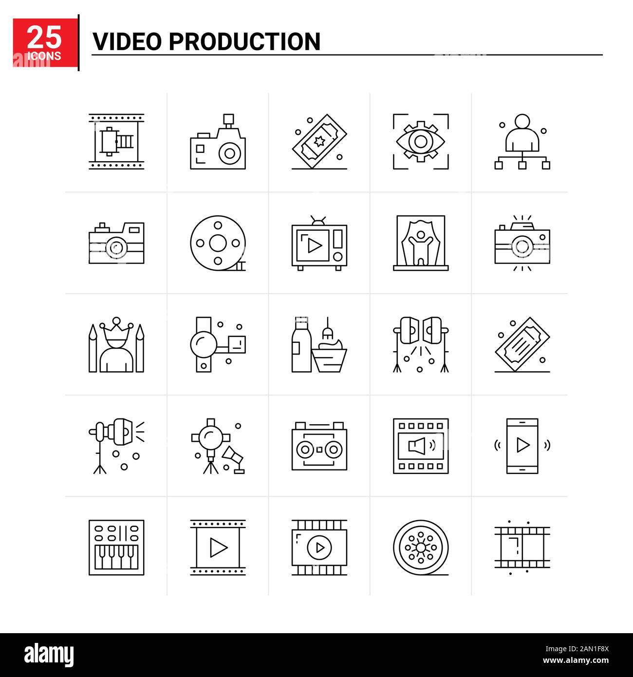 Hollywood production Stock Vector Images - Alamy