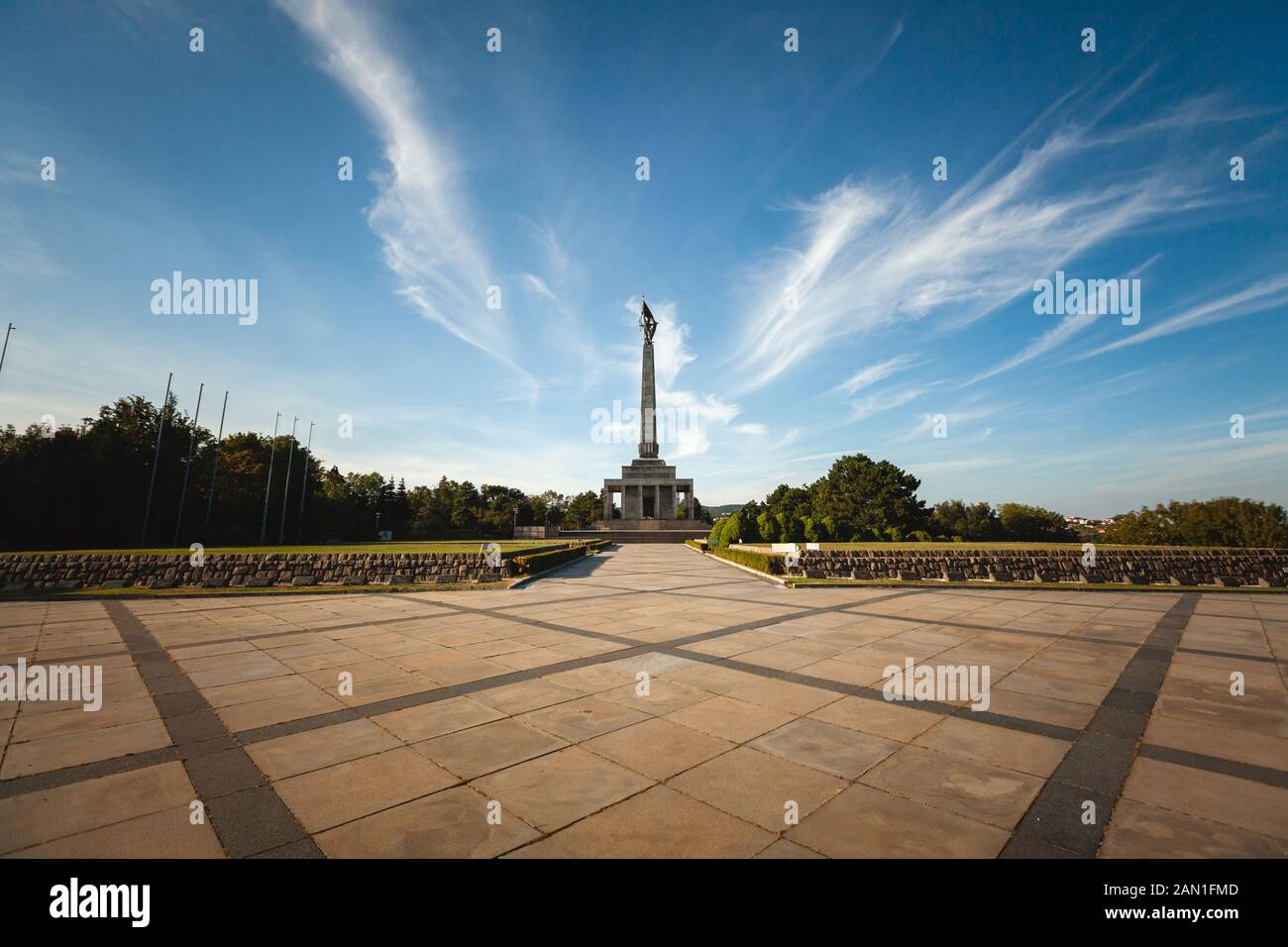 Slavin memorial monument and military cemetery hi-res stock photography ...