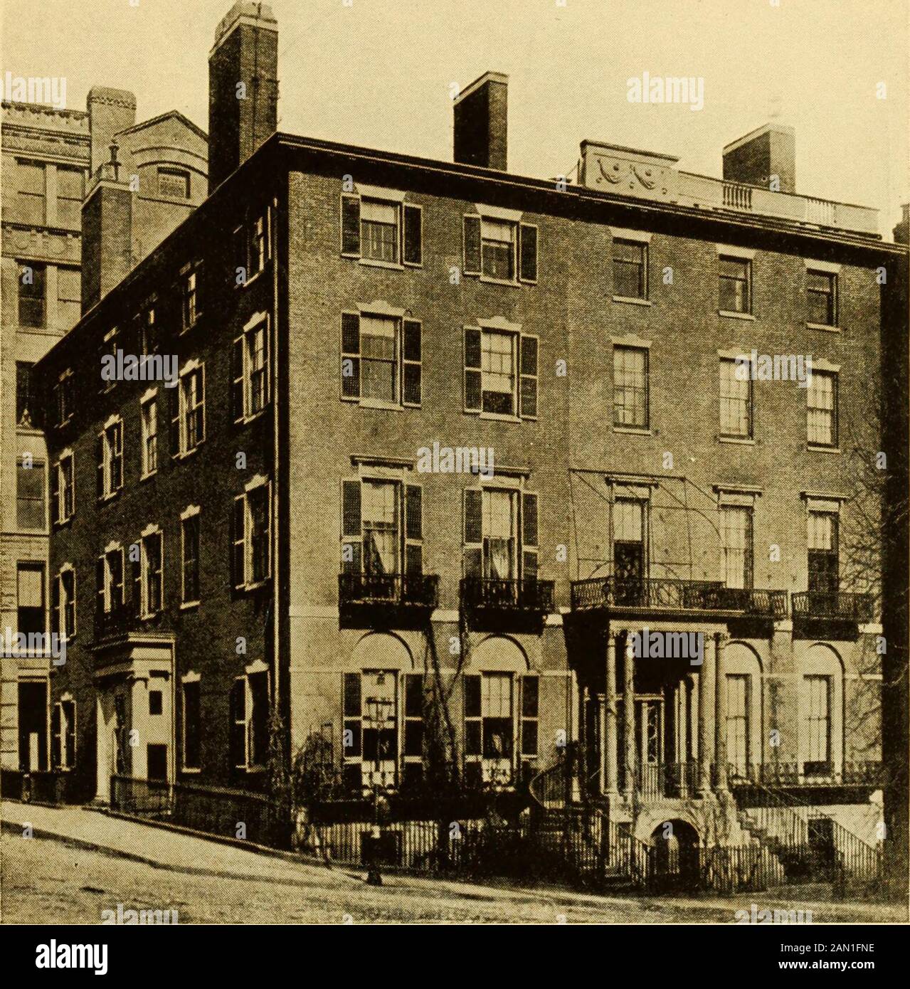 Forty of Boston's historic houses; a brief illustrated description of ...