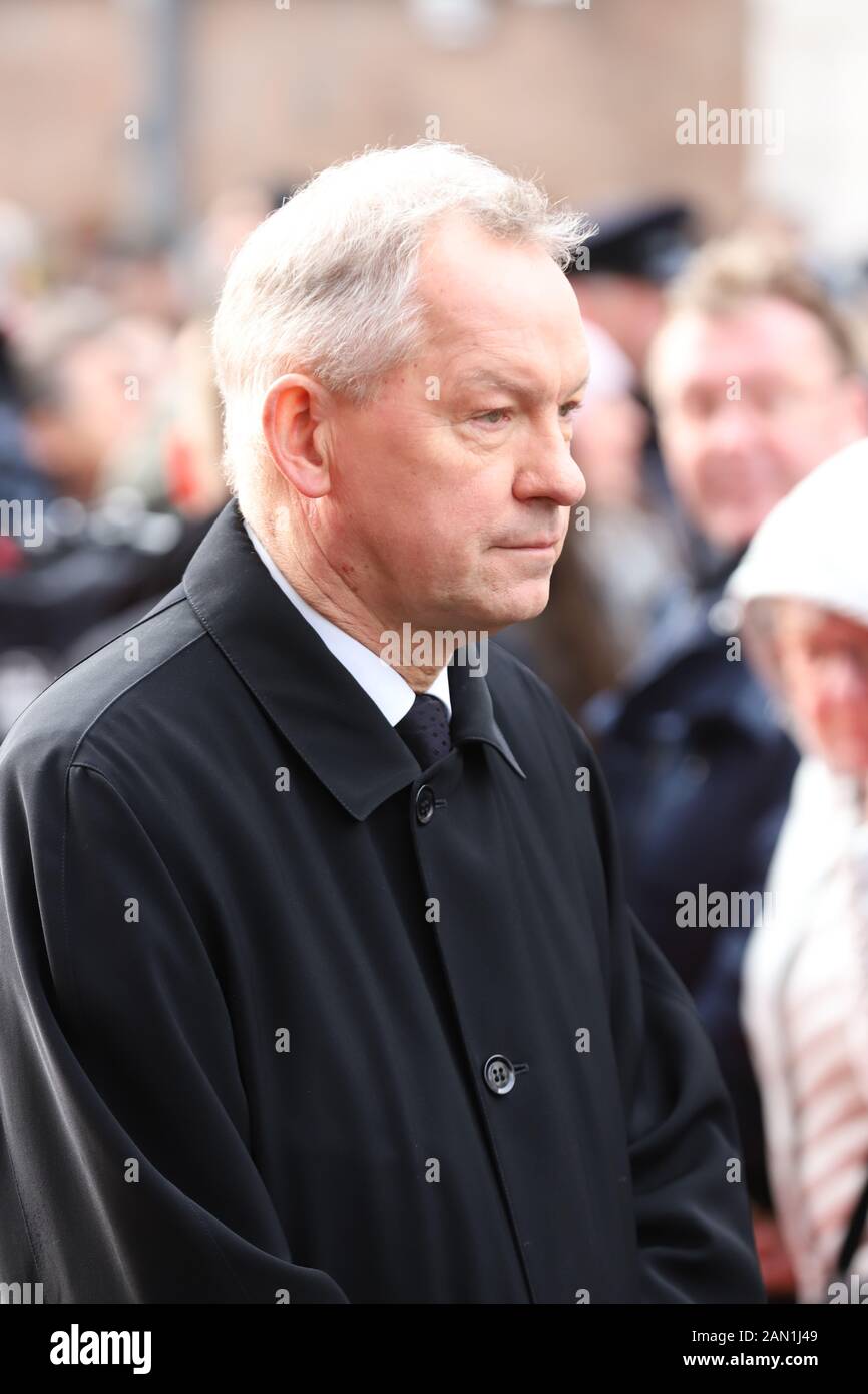 Lutz Marmor, Trauerfeier für Jan Fedder, St. Michaelis, Englische ...
