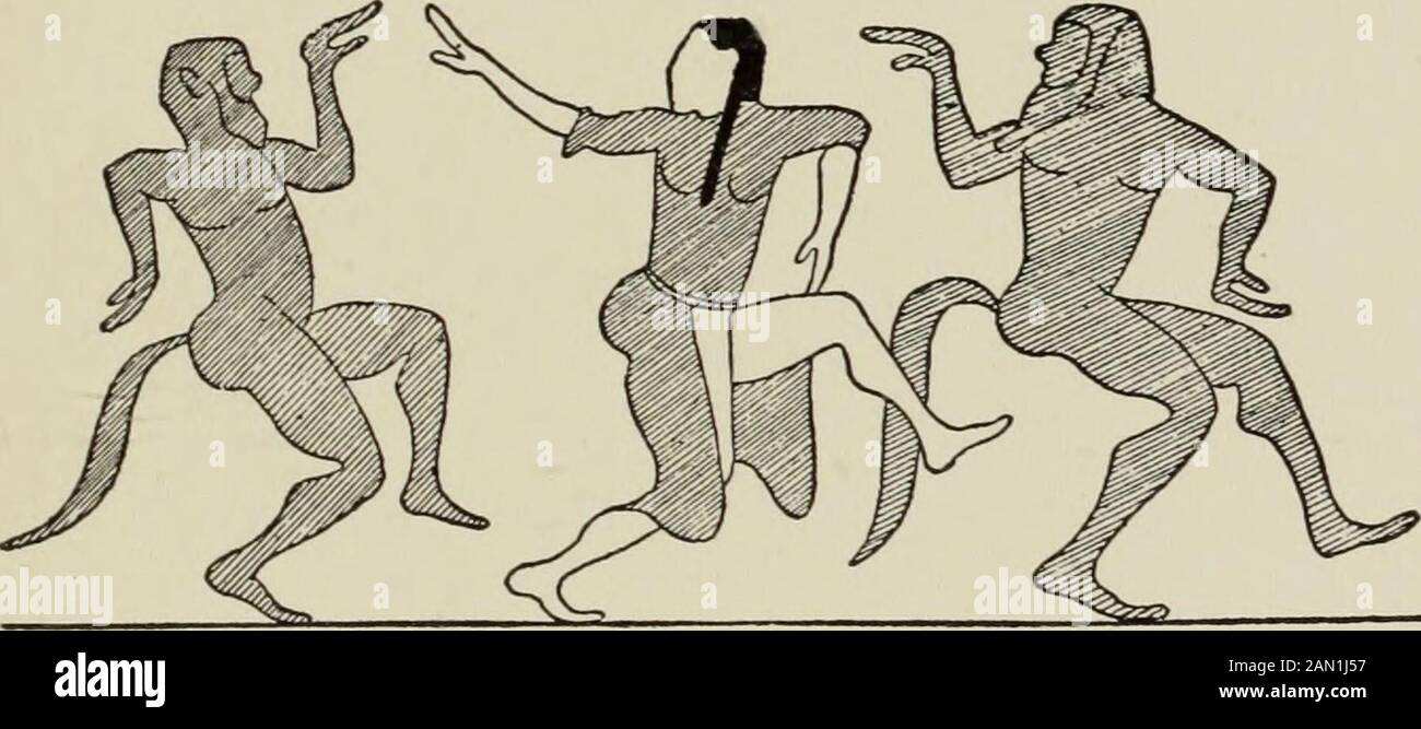 The antique Greek dance, after sculptured and painted figures . Fig ...