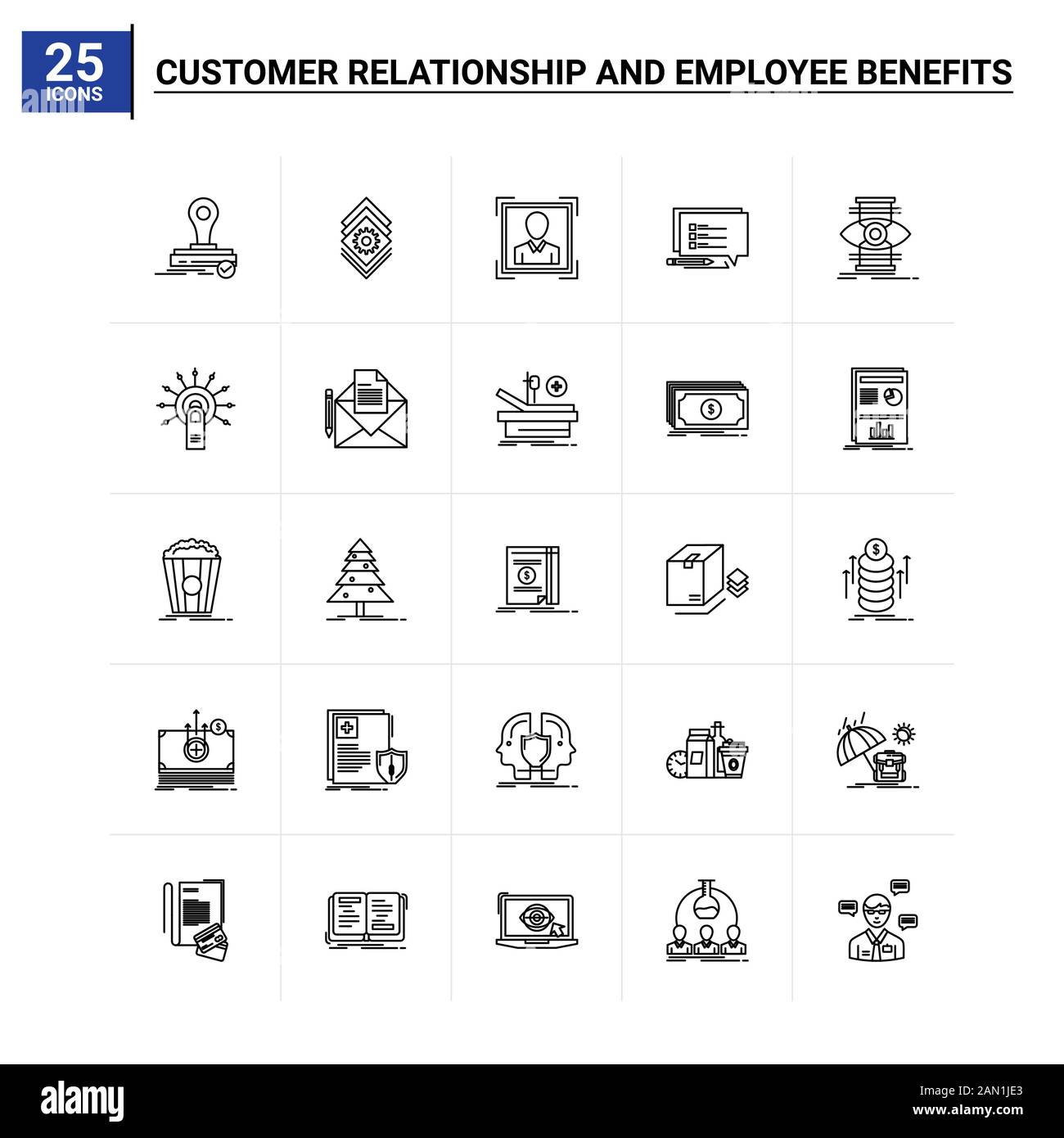 Benefits icon hi-res stock photography and images - Alamy