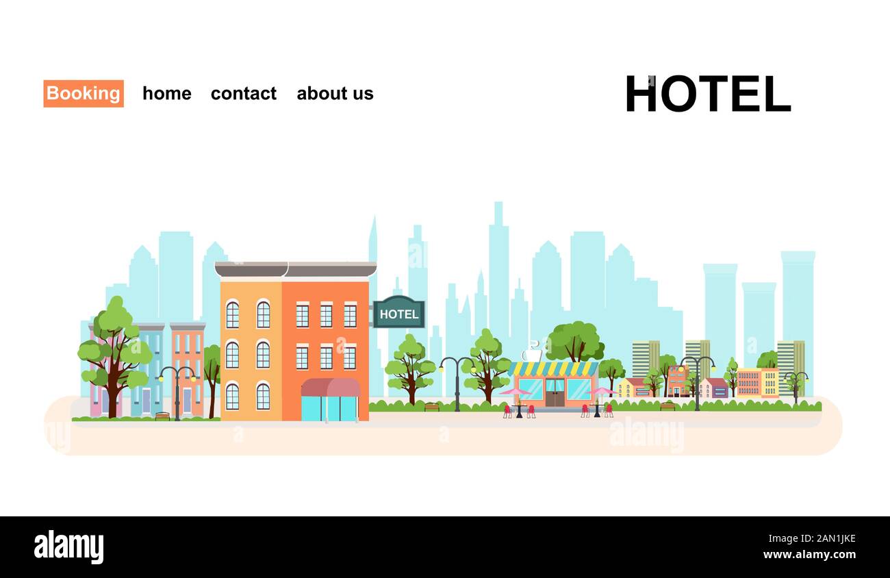 Hotel banner background hi-res stock photography and images - Alamy