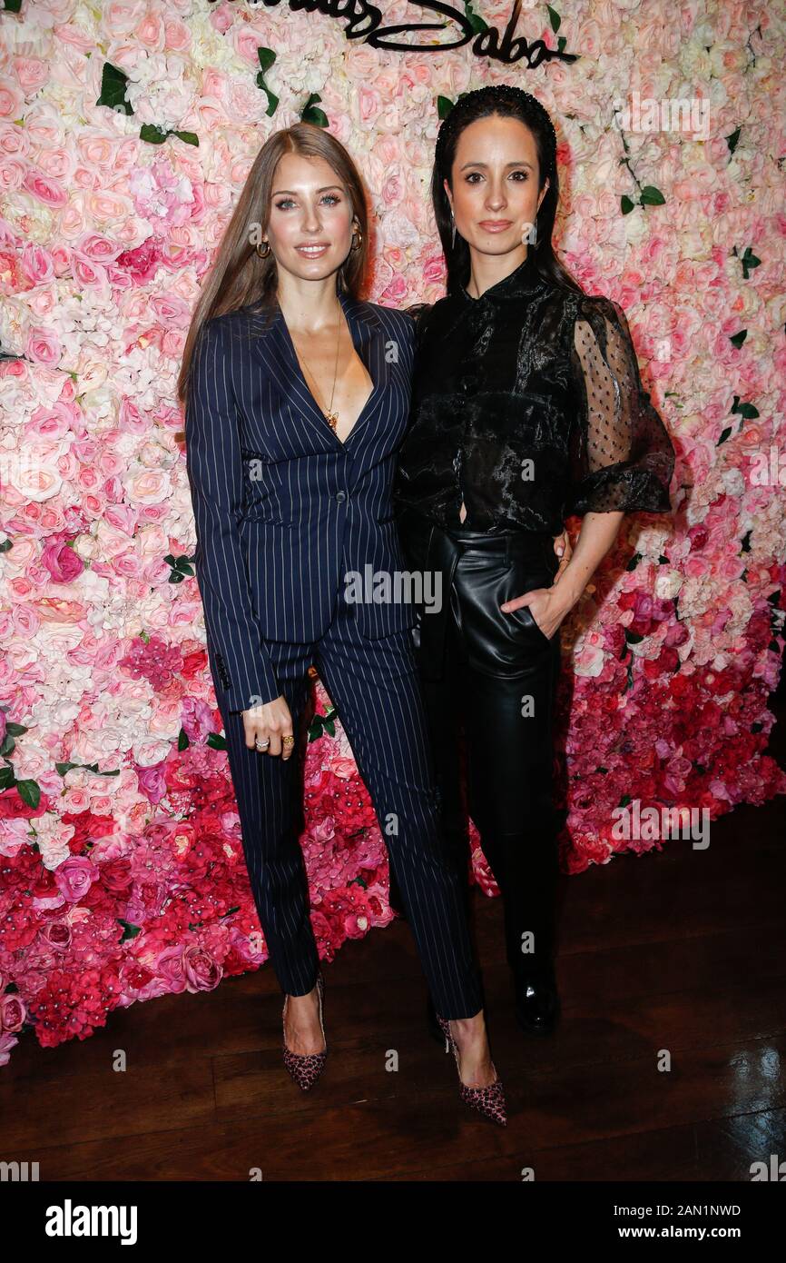 Berlin, Germany. 15th Jan, 2020. Cathy Hummels (l) and Stephanie Stumph ...