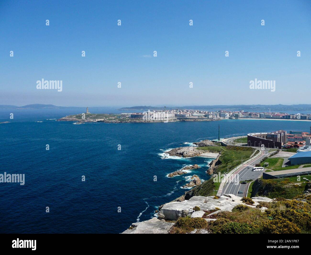 Mount San Pedro in La Coruna - Spain Stock Photo - Alamy