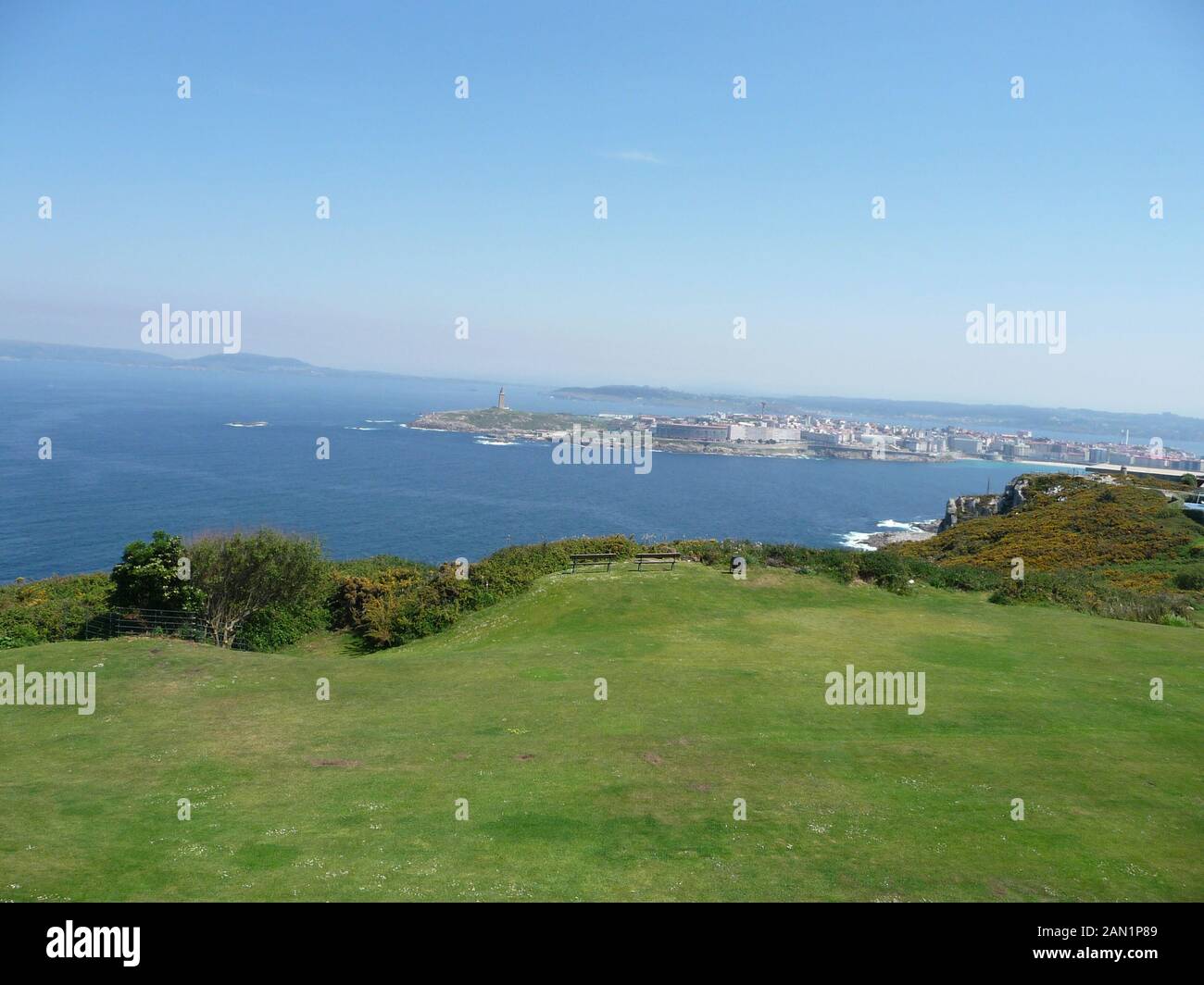 Mount San Pedro in La Coruna - Spain Stock Photo - Alamy