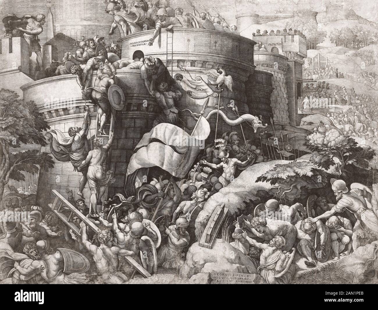 The army of Capelianus, Roman governor of Numidia, defeat the army of ...