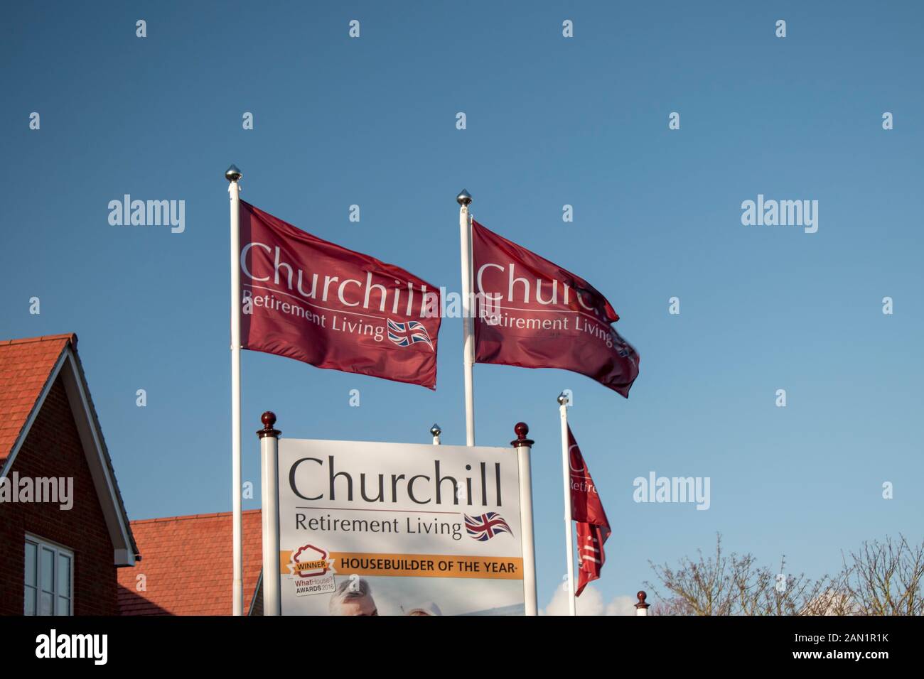 Churchill flag hi-res stock photography and images - Alamy