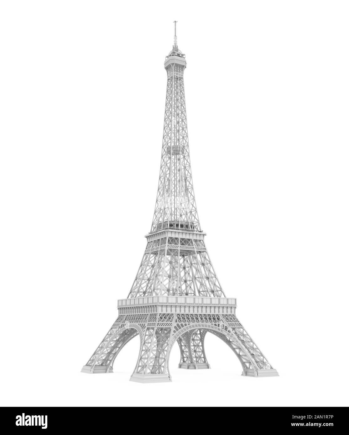 Eiffel Tower Isolated Stock Photo - Alamy