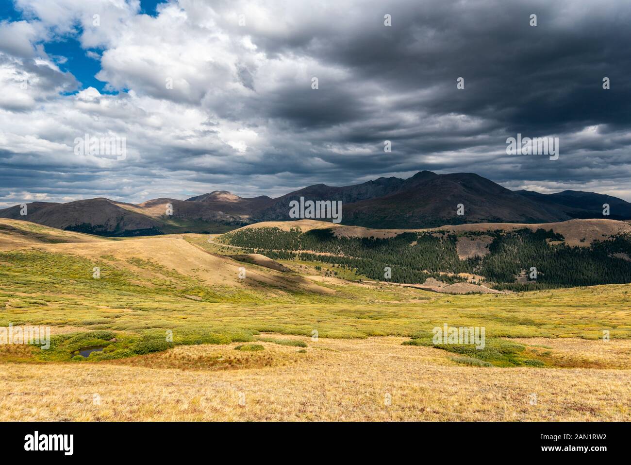 View of Mount Evans, Colorado Stock Photo - Alamy