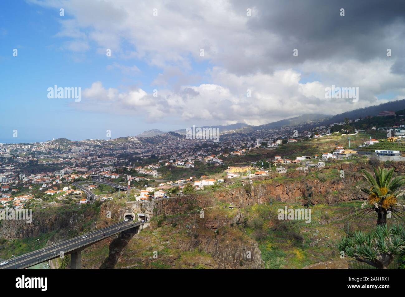 Landscape of Funchal - Madeira Stock Photo - Alamy