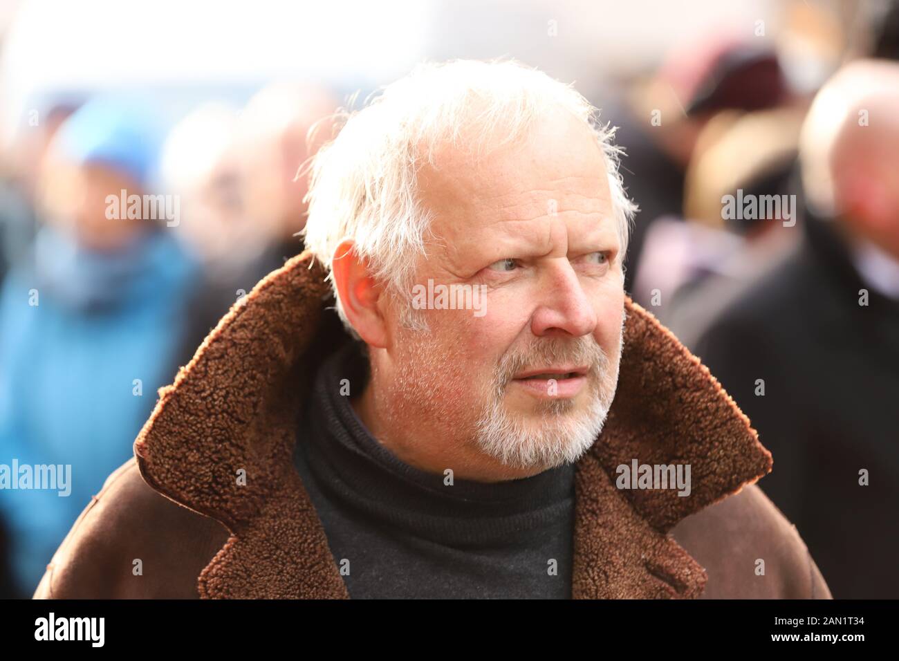 Axel Milberg, Trauerfeier für Jan Fedder, St. Michaelis, Englische ...