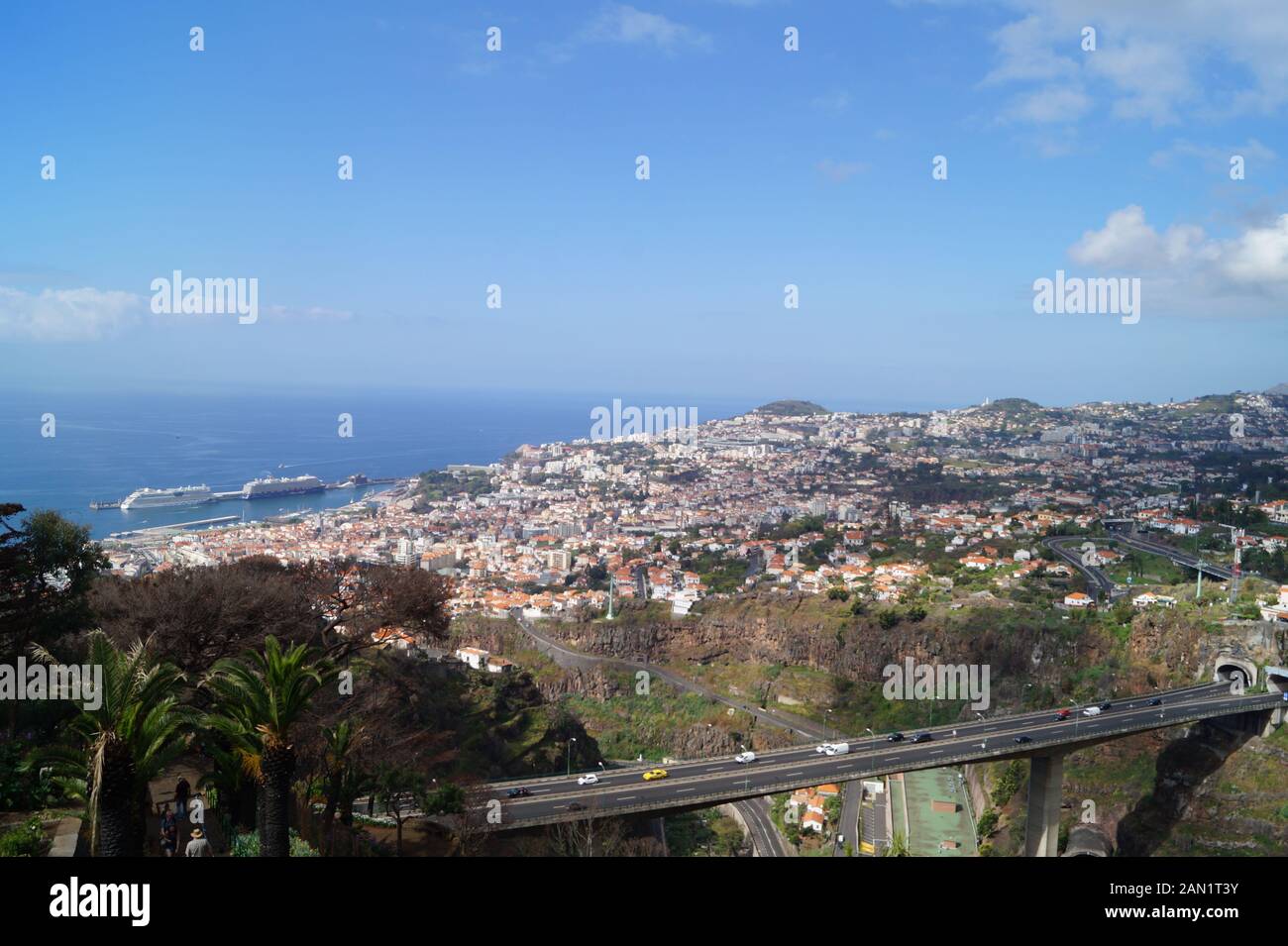 Landscape of Funchal - Madeira Stock Photo - Alamy